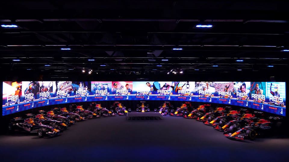 “Record-breaking” LED wall installed at Red Bull Racing headquarters ...